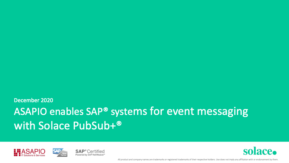 Solace® Integration