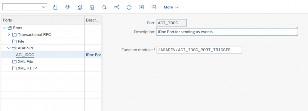 IDoc messaging - ASAPIO