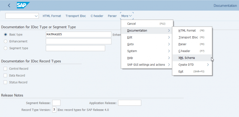 IDoc messaging - ASAPIO