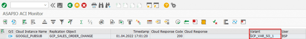 Outbound messaging - ASAPIO