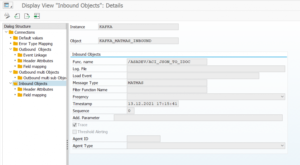 IDoc messaging - ASAPIO