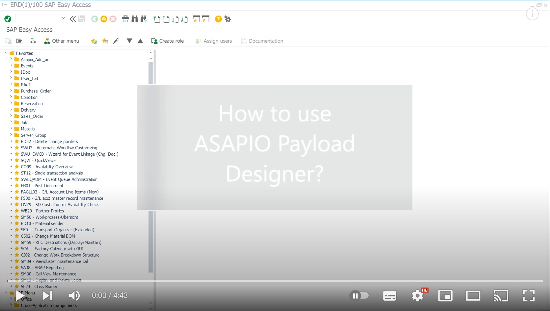 Payload Designer - ASAPIO