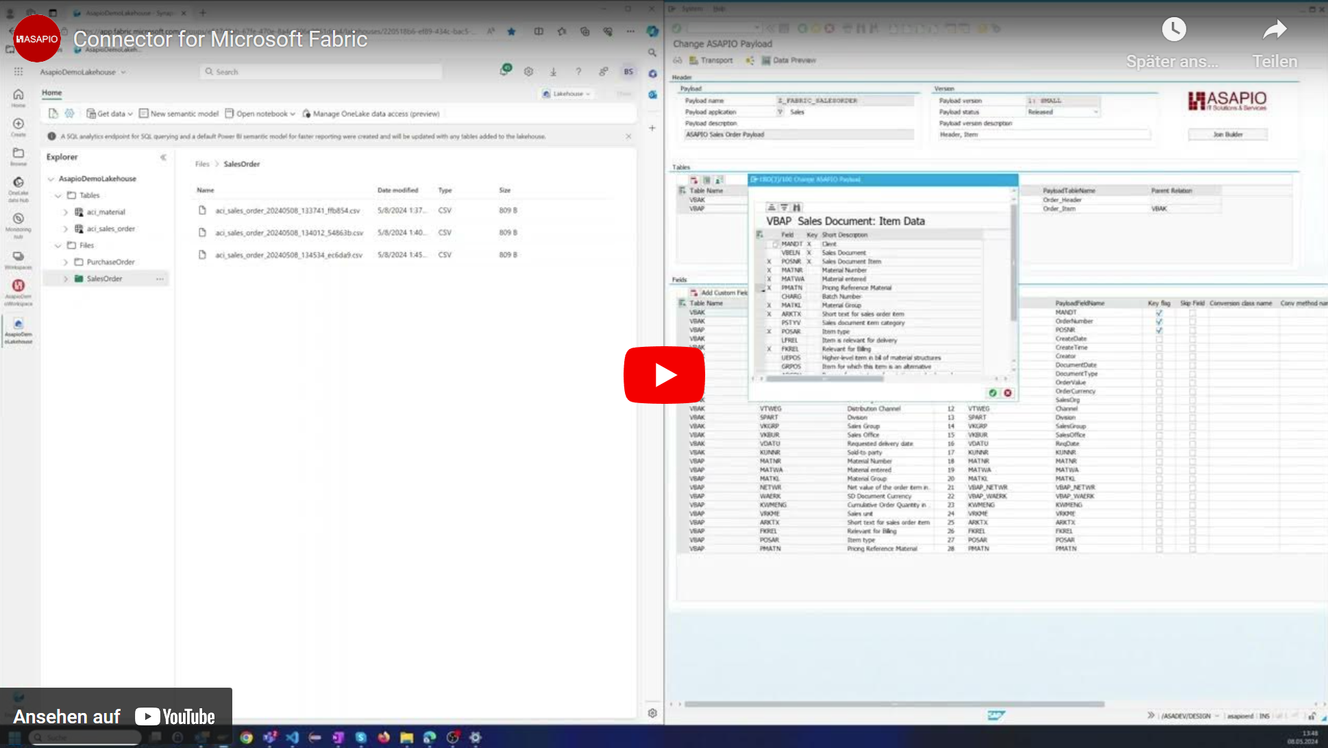 Microsoft Fabric Connector - ASAPIO