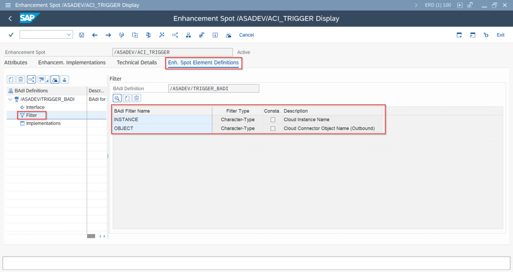 Outbound messaging - ASAPIO