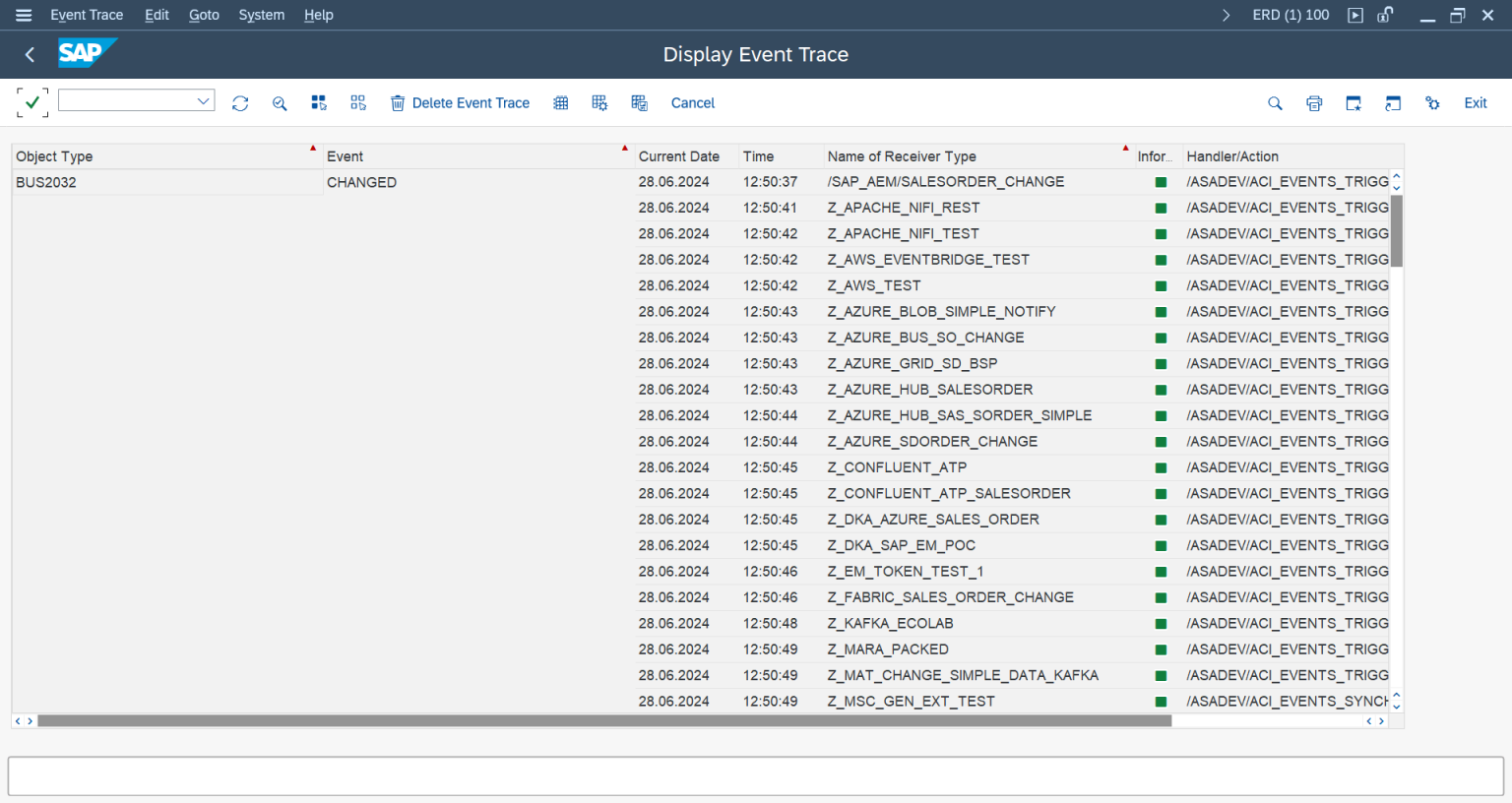 Outbound messaging - ASAPIO