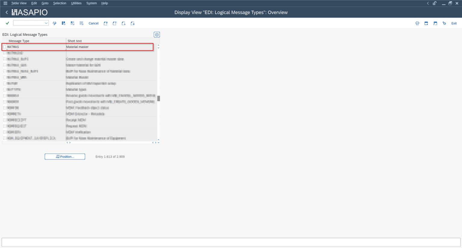 IDoc messaging - ASAPIO