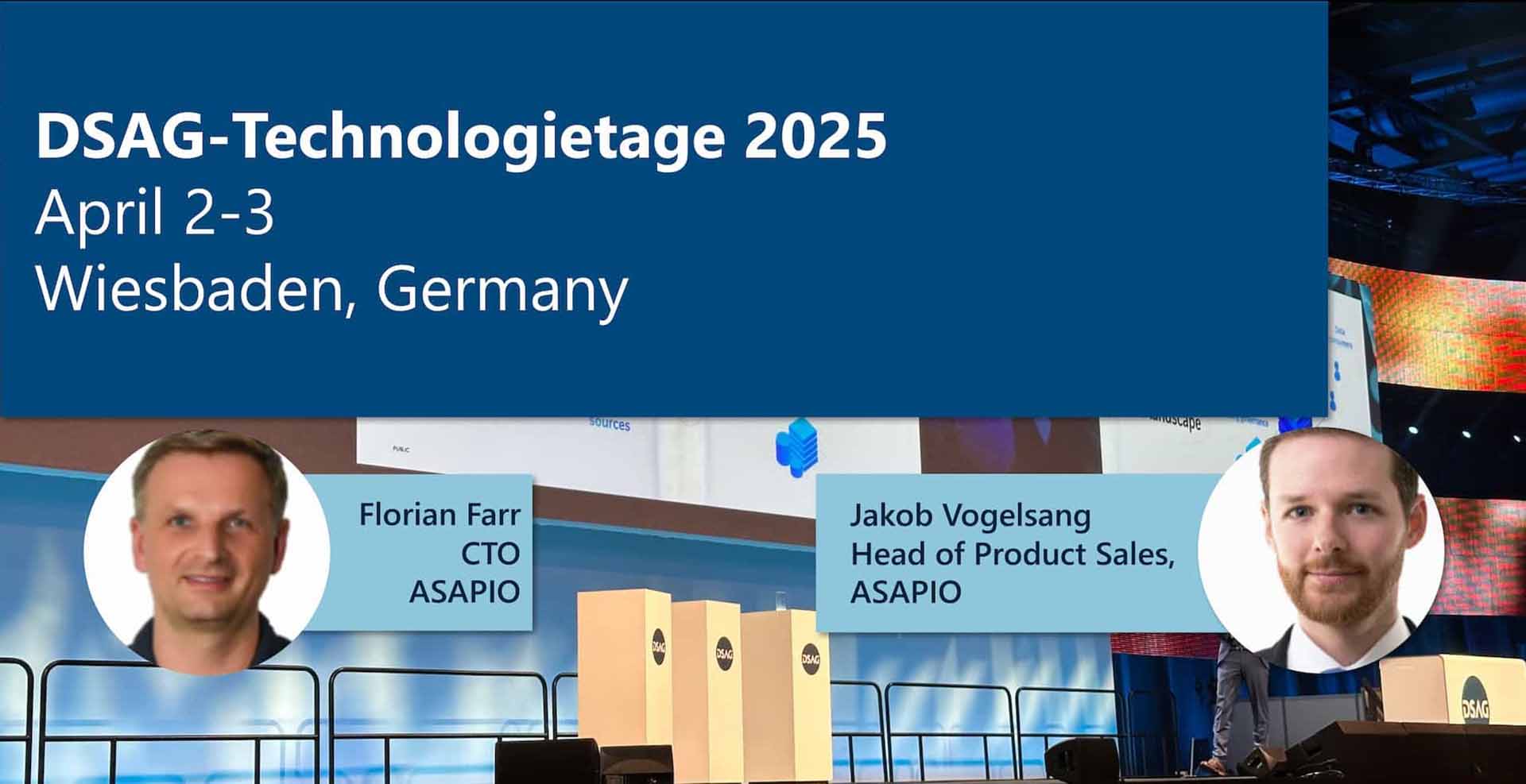 DSAG Technologietage 2025 | April 2-3 - ASAPIO