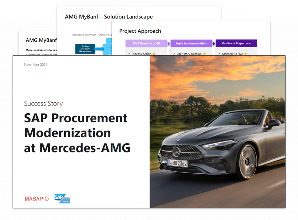 SAP Procurement Modernization – Mercedes-AMG Success Story