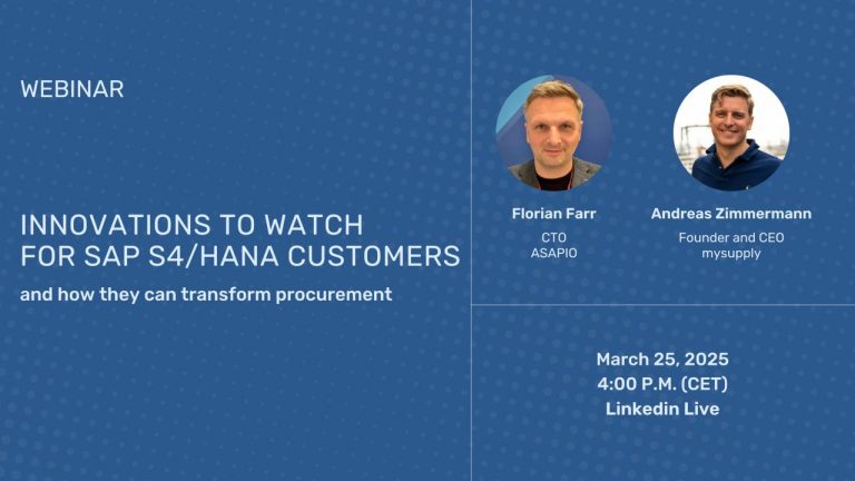 Connect with ASAPIO at SAP Sapphire 2025 | May 19-21 - ASAPIO