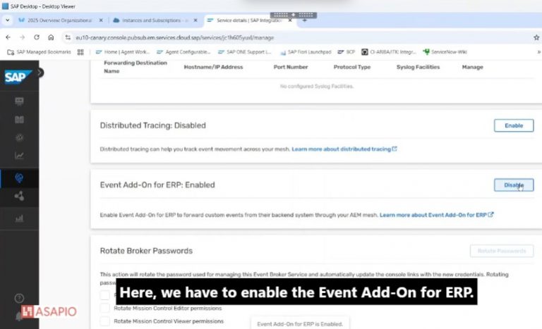 Integrate with SAP Integration Suite with the Event Add-on for ERP
